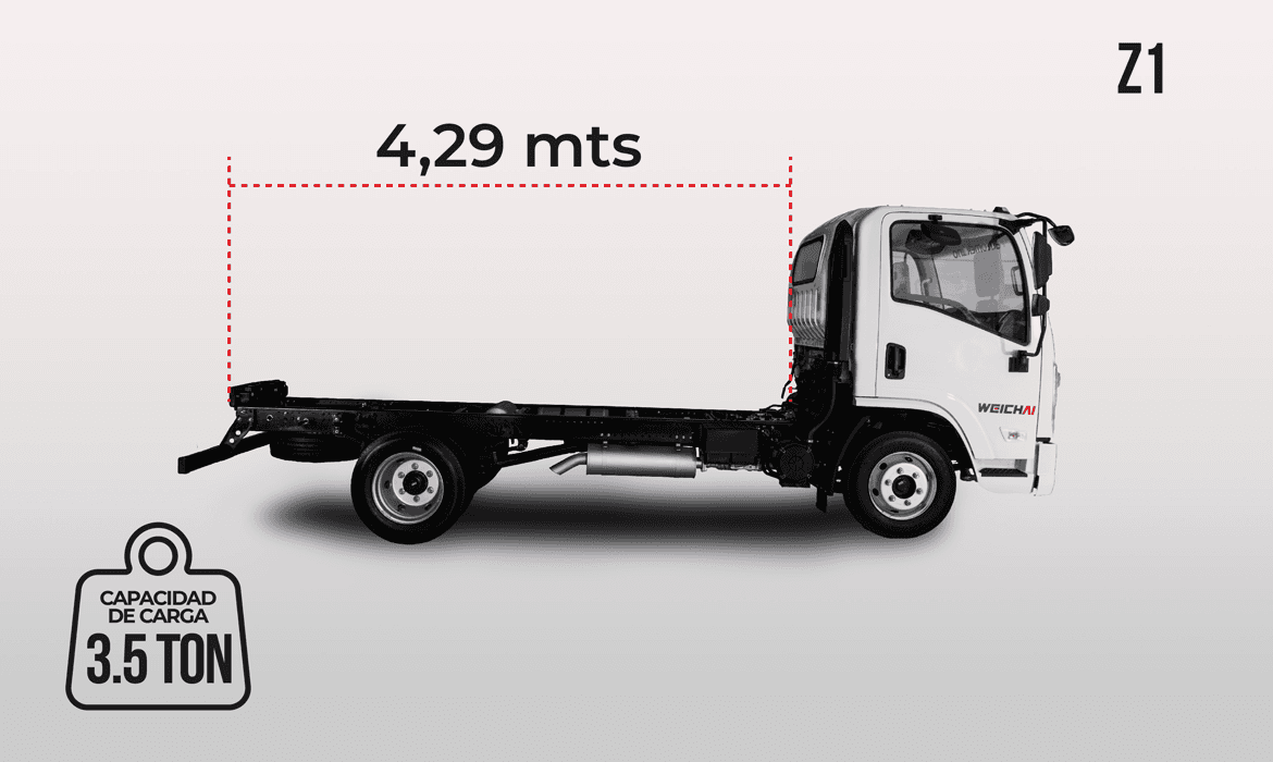 Camión de 4 toneladas Weichai Z1 | Automekano - Venta de camiones EC | Automekano