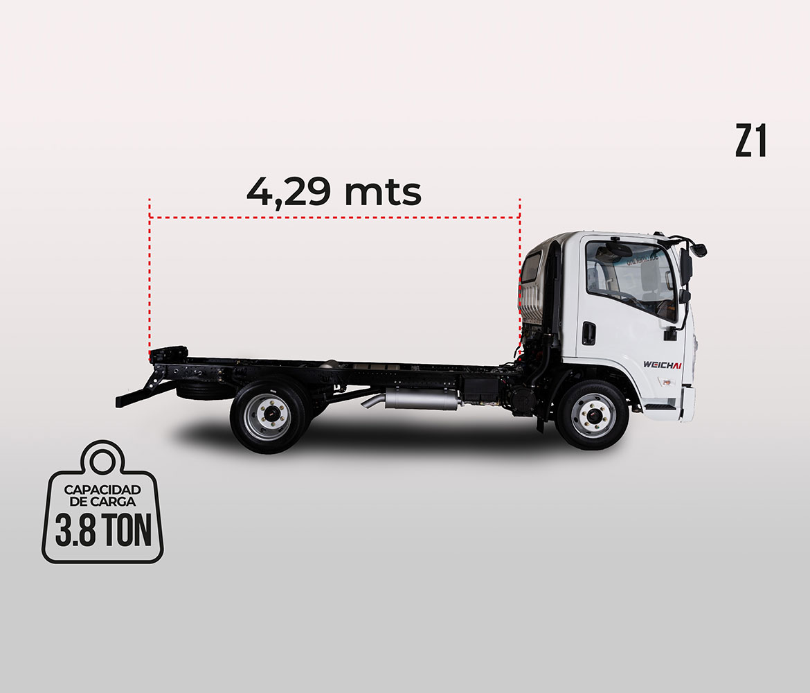Camión de 4 toneladas Weichai Z1 | Automekano - Venta de camiones EC ...