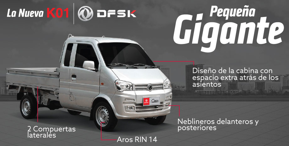 DFSK K01 Mini Pick-Up, toma por sorpresa al mercado | Automekano